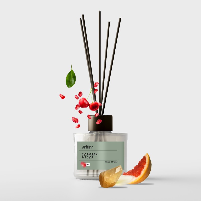Granada, Negra, Mikado, Artfin, Ambiance, Reed Diffuser, Home Care