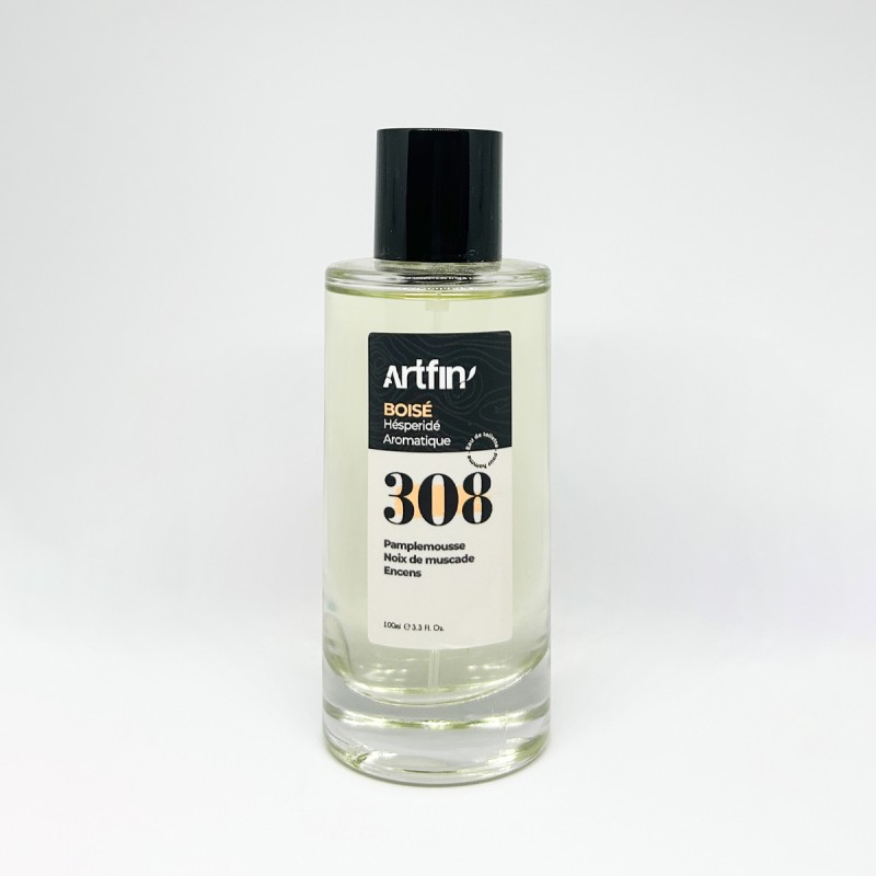 ARTFIN, N°308, boisé aromatique hespéridé, homme